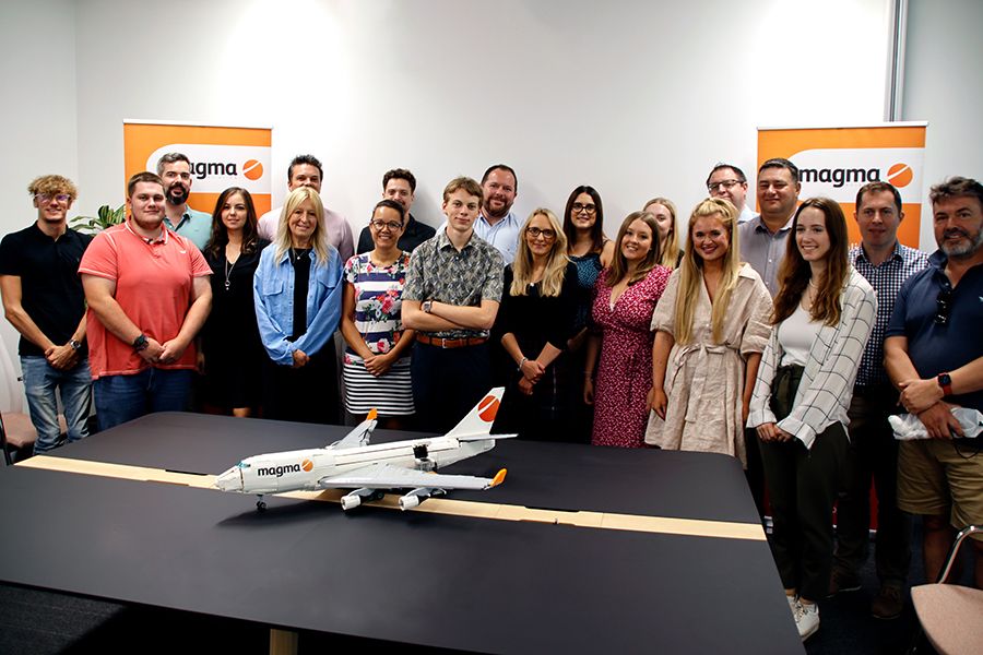 Belgian Teen Creates 6,000-Piece Magma Aviation Boeing 747 LEGO Model