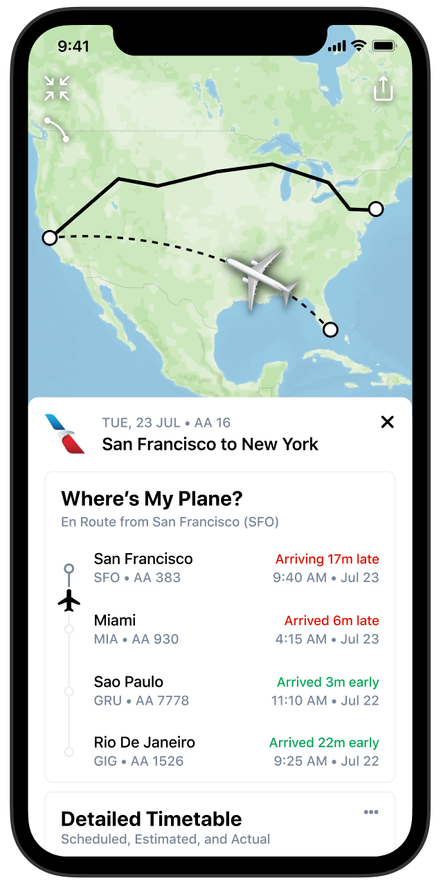 Lock Screen Flight Tracking: How Flighty Updates Passengers With Live ...