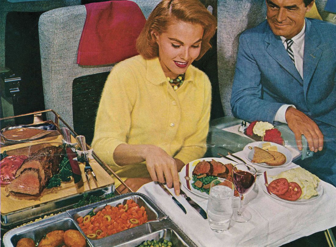 From United To Western: SFO Exhibits Classic Meal Service Sets