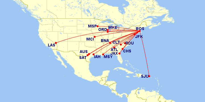 Where Has JetBlue Been Flying Its Airbus A220s?