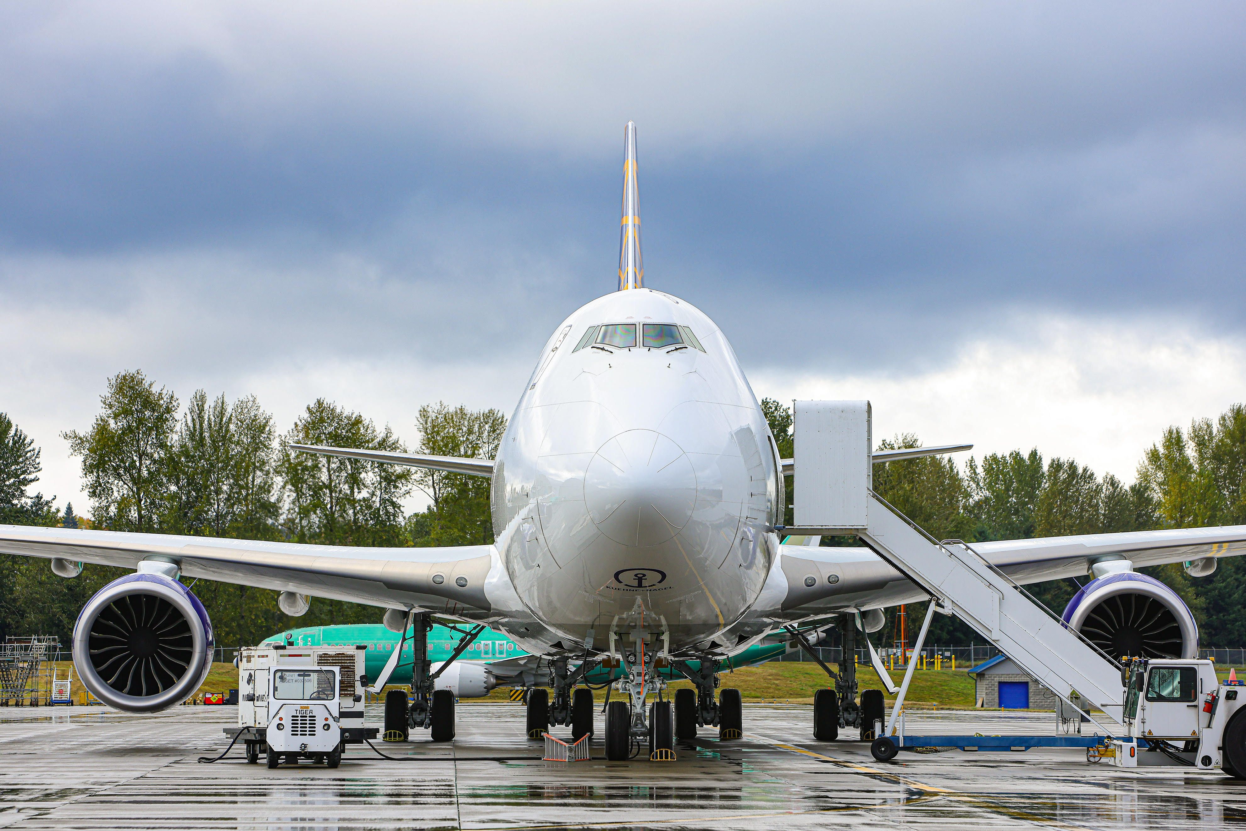 Boeing's Penultimate 747 Spotted With Paint Job At Portland ...