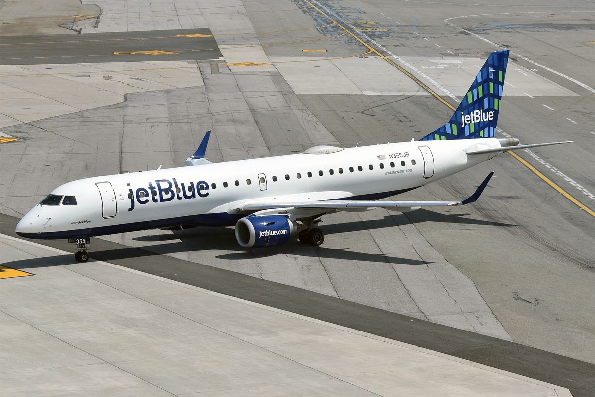 What Does JetBlue's Embraer E190 Operation Look Like This Month?