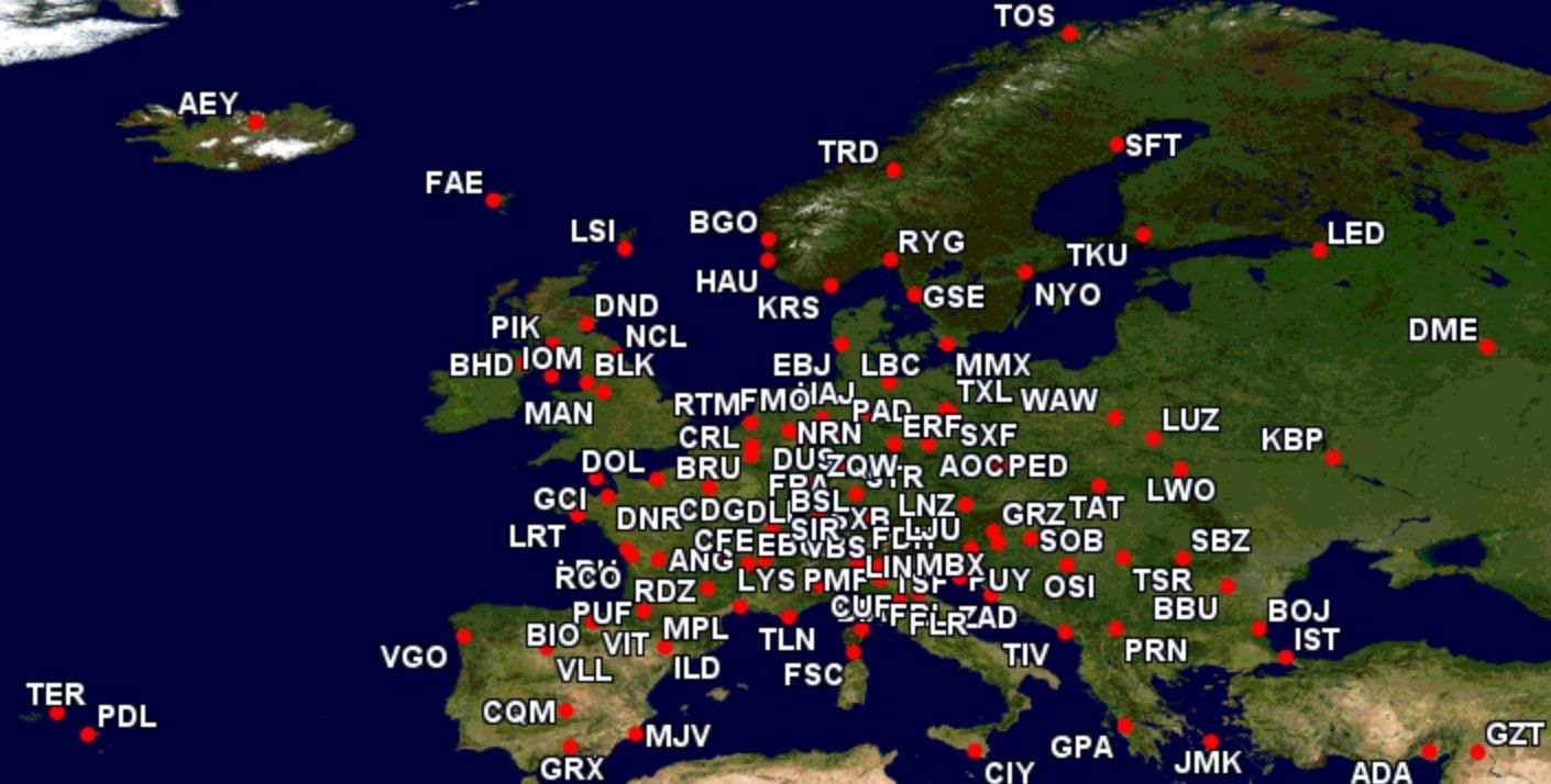 105 European Airports Have Lost London Stansted Flights Since 2005