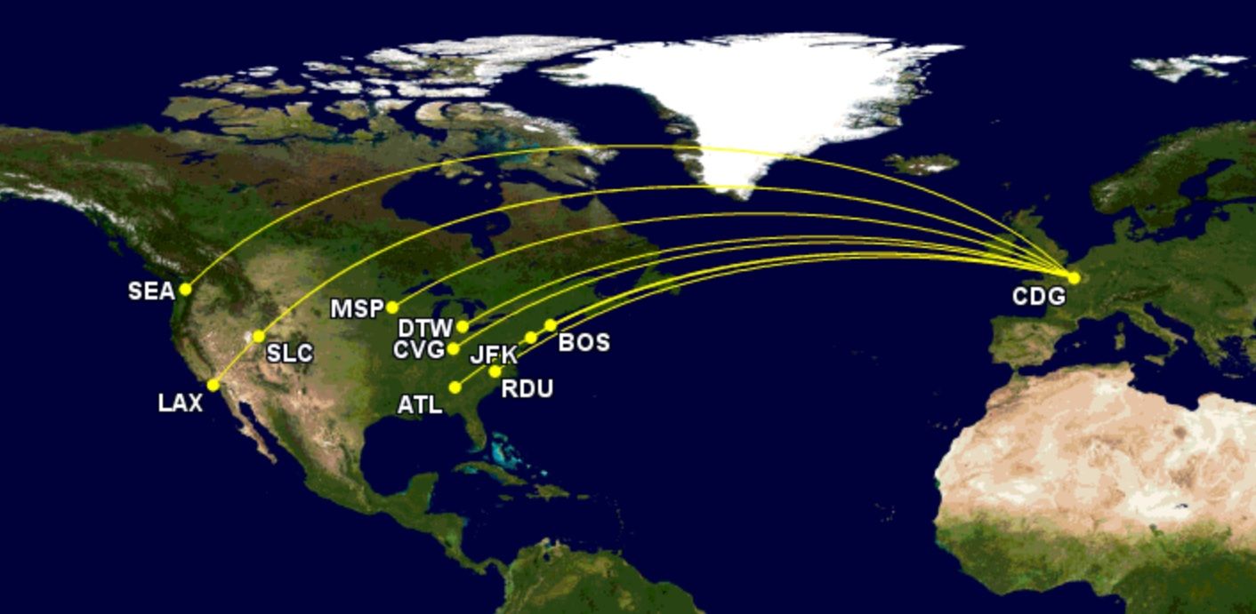 Delta Air Lines Schedules Its Larger Boeing 767 On Two Routes To Paris Delta Air Lines Schedules Its Larger Boeing 767 On Two Routes To Paris