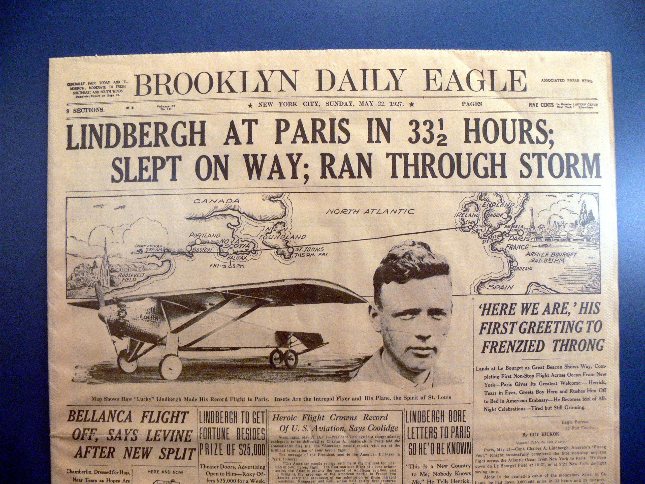 The Story Of Charles Lindbergh's Four Emergency Bailouts