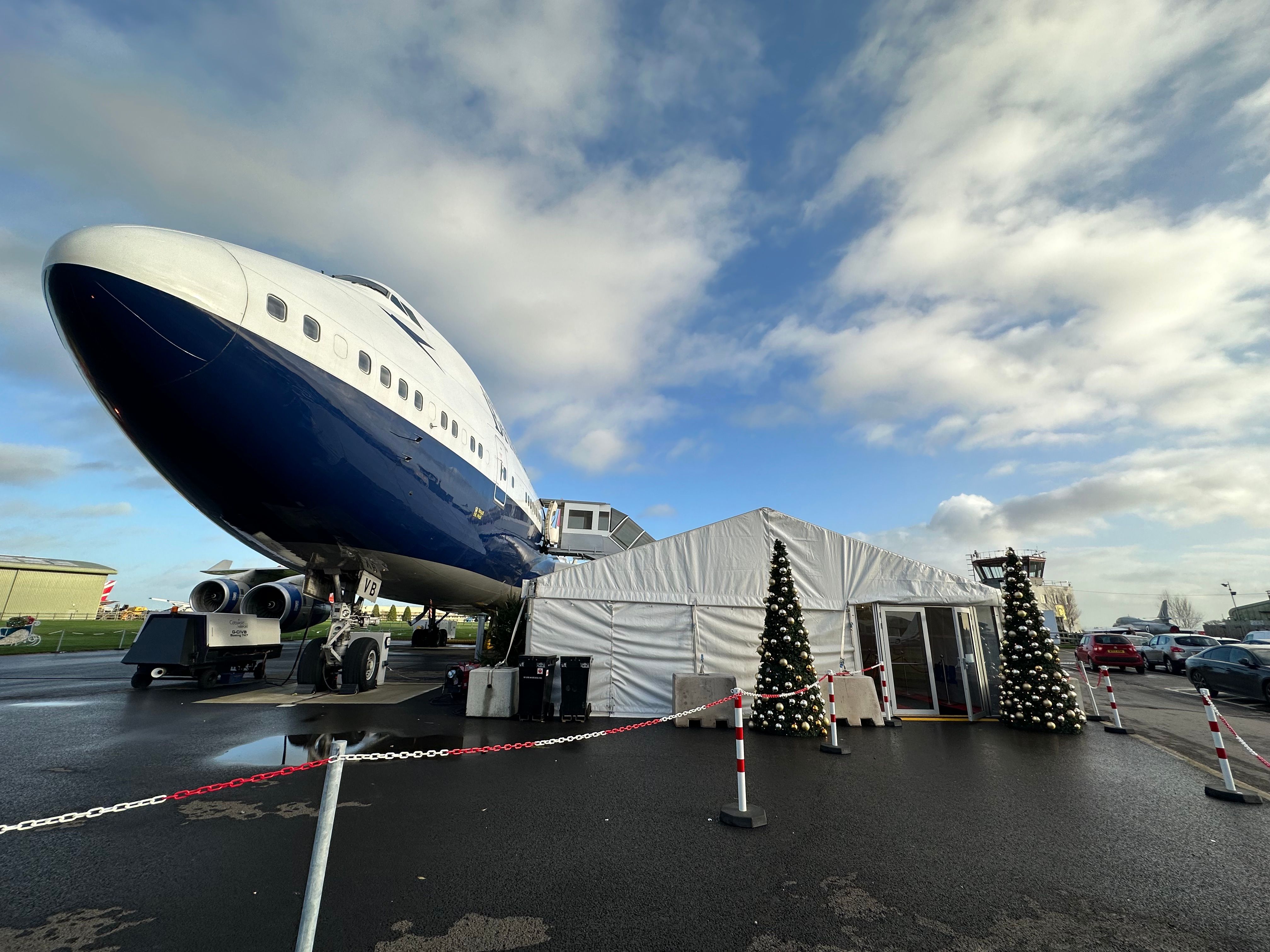 Photos: British Airways Boeing 747 'Negus' Is Now A Winter Wonderland