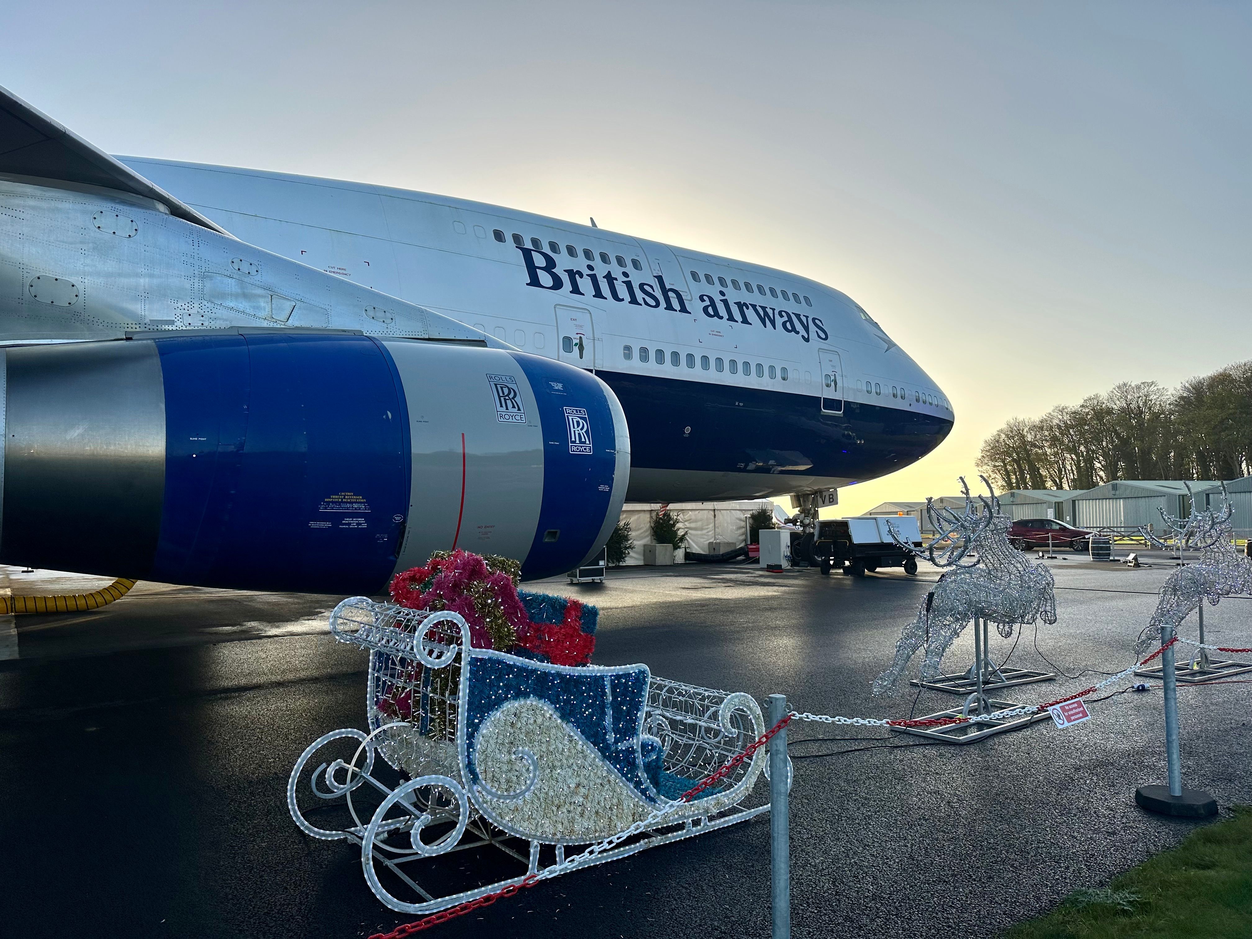Photos: British Airways Boeing 747 'Negus' Is Now A Winter Wonderland