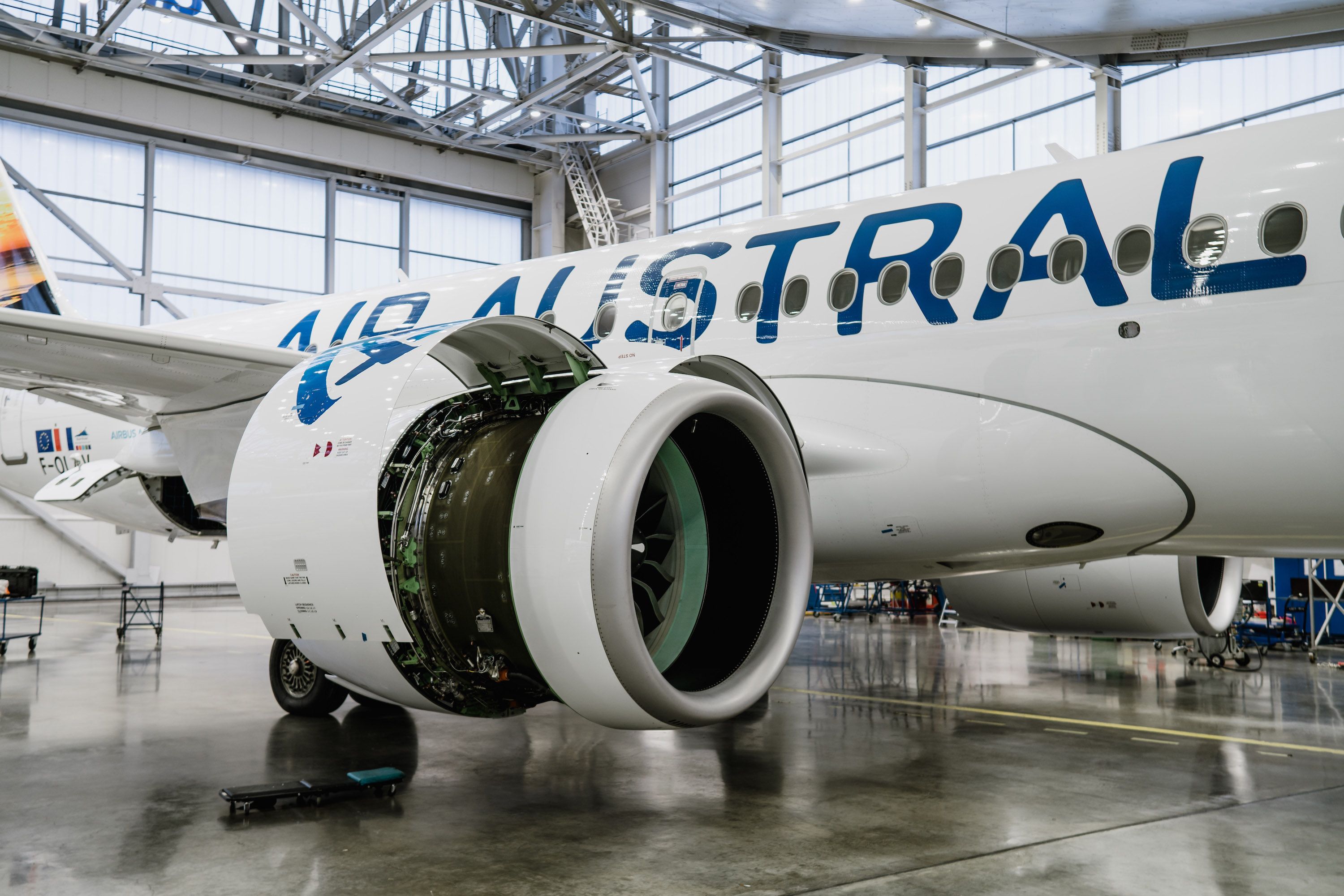 airBaltic Completes Airbus A220 A-Check For Air Austral