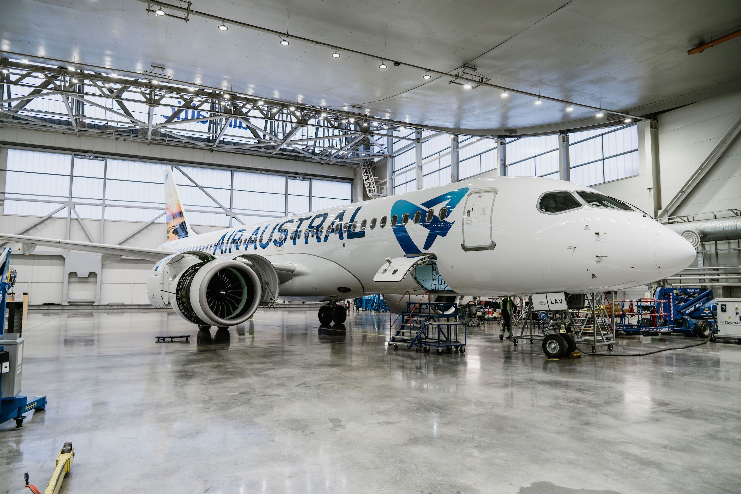 airBaltic Completes Airbus A220 A-Check For Air Austral