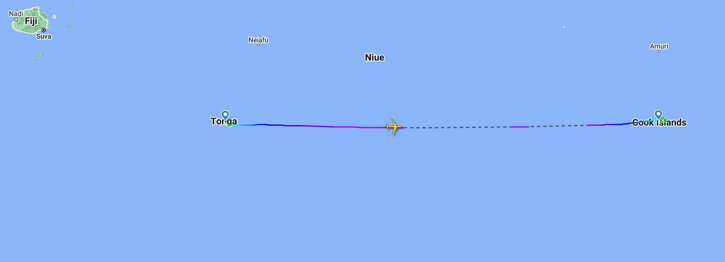 Air New Zealand Boeing 787 Diverts To Tonga To Drop Off An Engineer