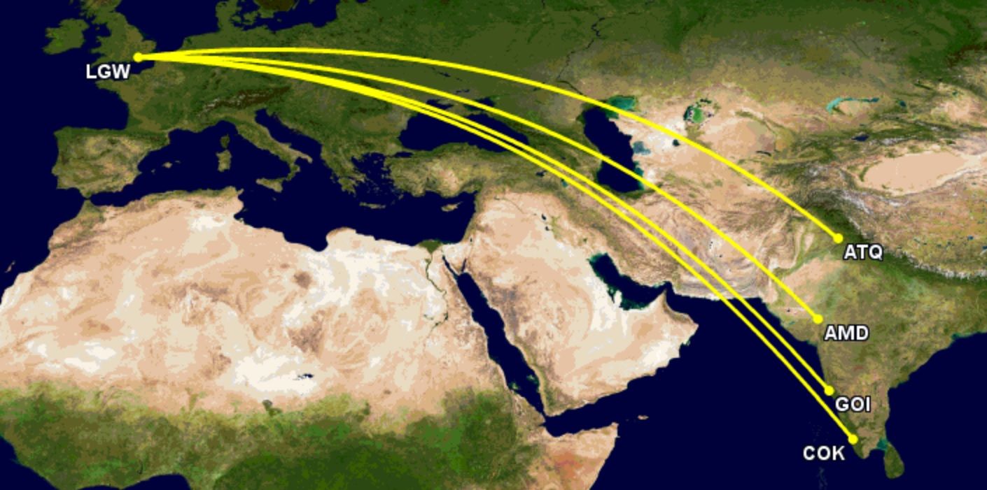 Air India Confirms London Gatwick Launch With 4 Routes