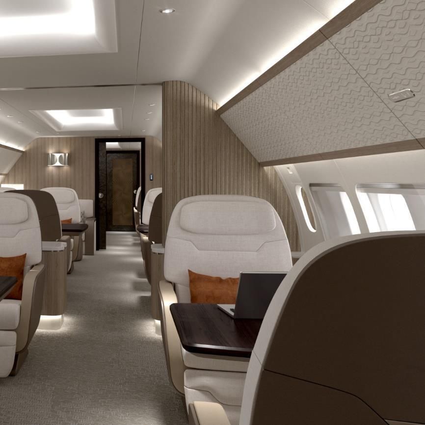 Lufthansa Technik Releases Rarely Seen Private ACJ320neo Cabin Renderings