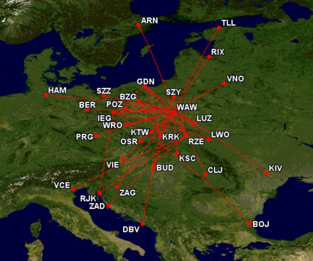 Looking Back: Where LOT Polish Airlines Flew Its Dash-8-Q400s