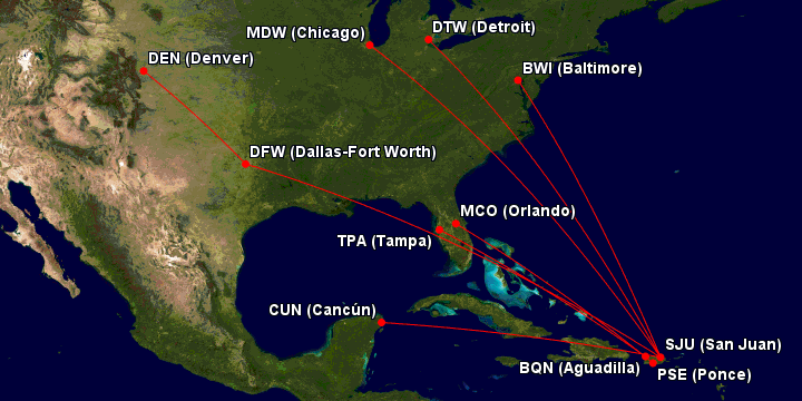 Frontier Airlines Launches Eight New Routes To Puerto Rico Frontier Airlines Launches Eight New Routes To Puerto Rico