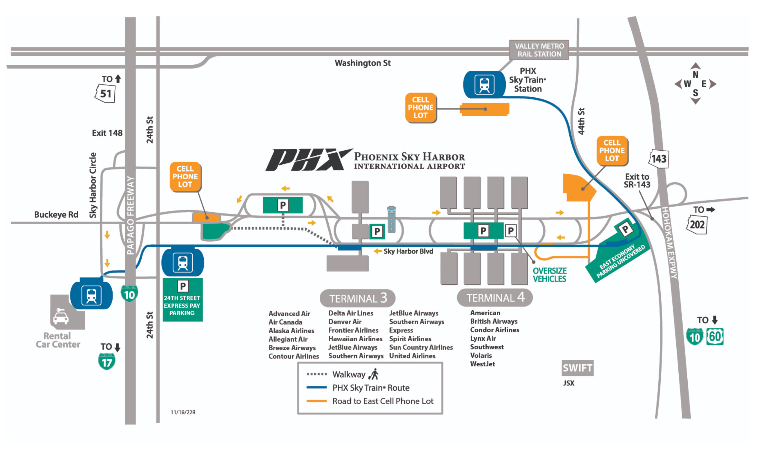 How To Get To, From & Around Phoenix Sky Harbor Airport