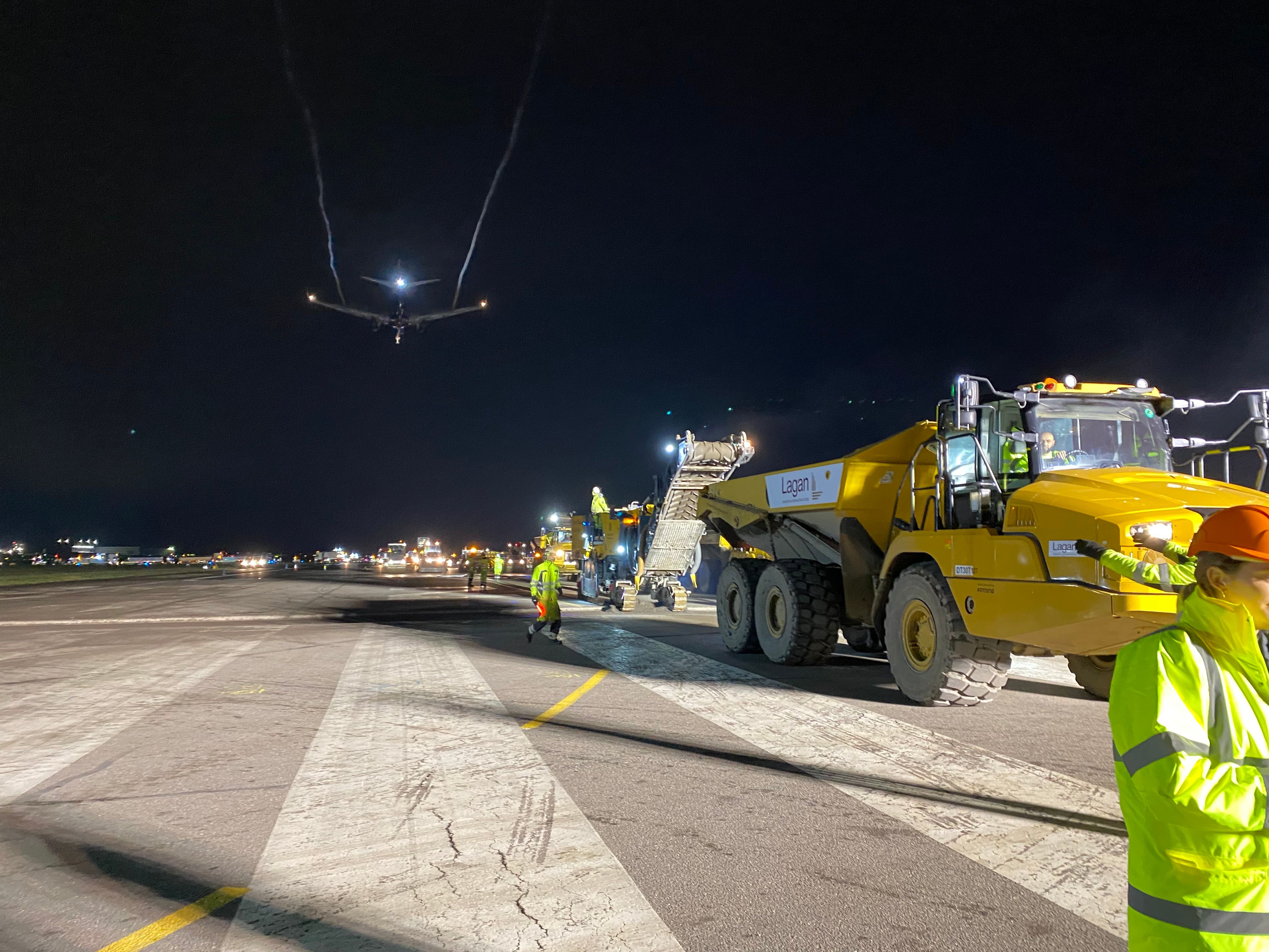 How London Stansted Is Resurfacing A Runway In Daily Use