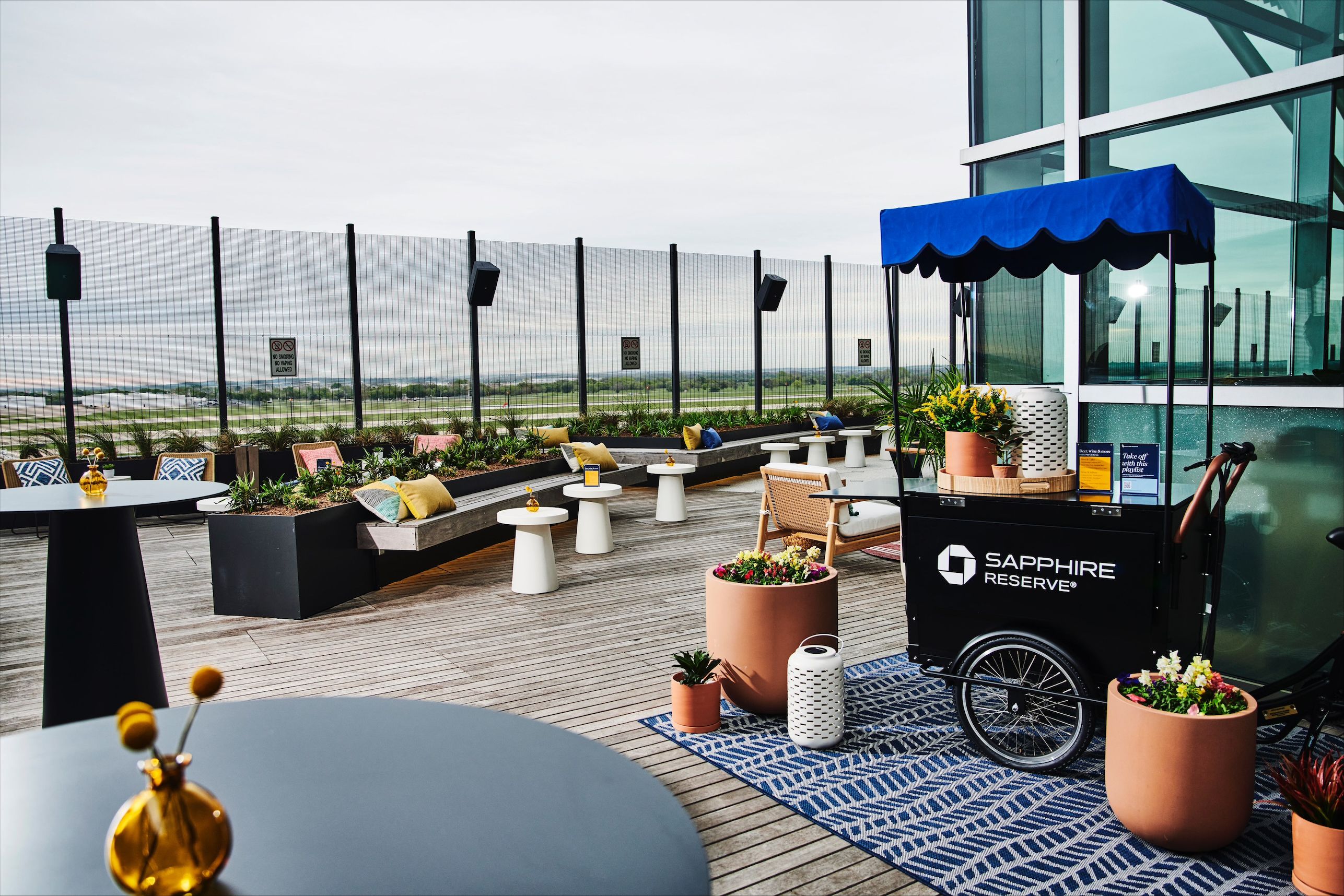 Chase Opens Terrace At Austin-Bergstrom International Airport