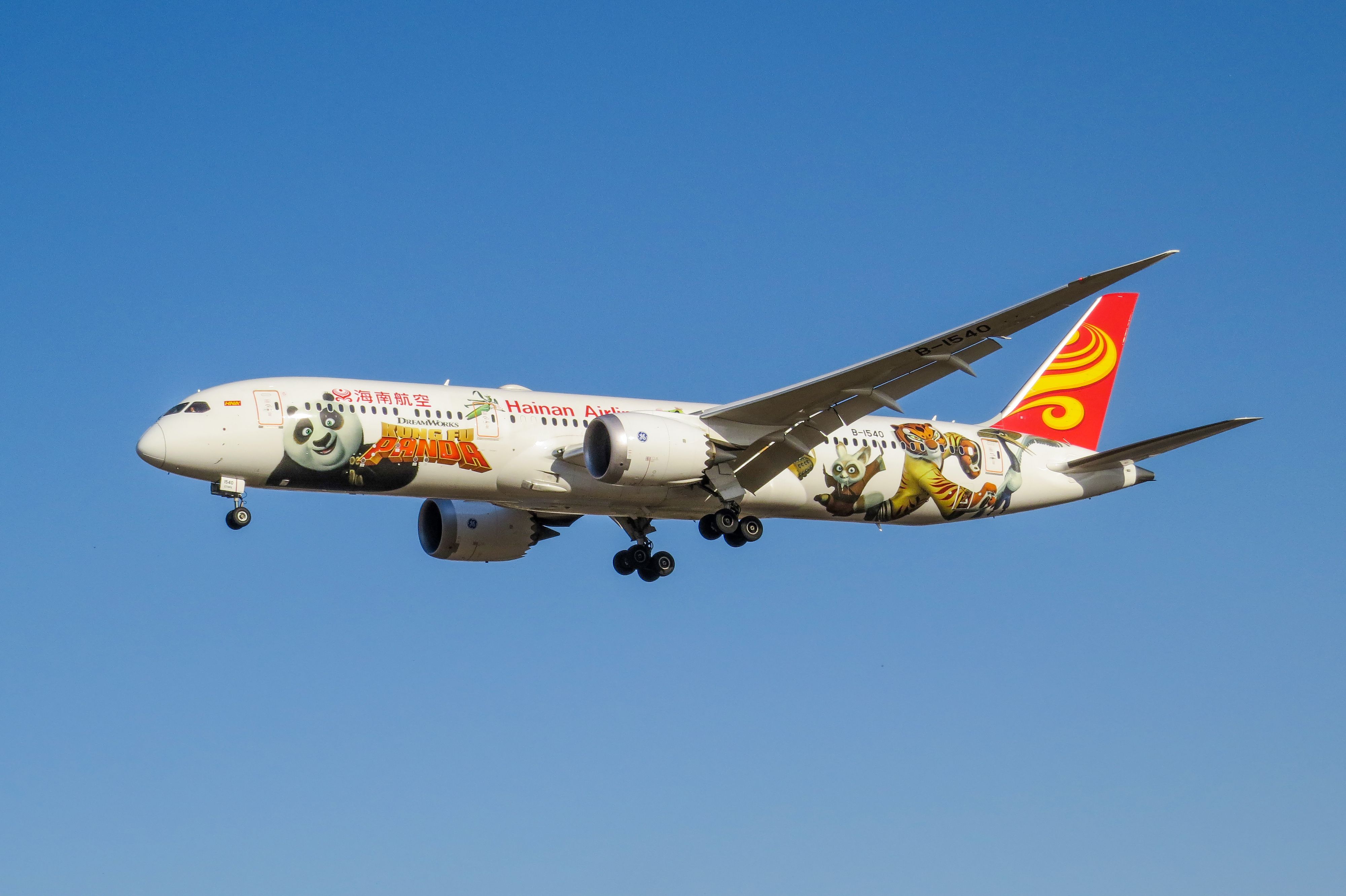 The Story Of Hainan Airlines' Kung Fu Panda Livered Boeing 787s