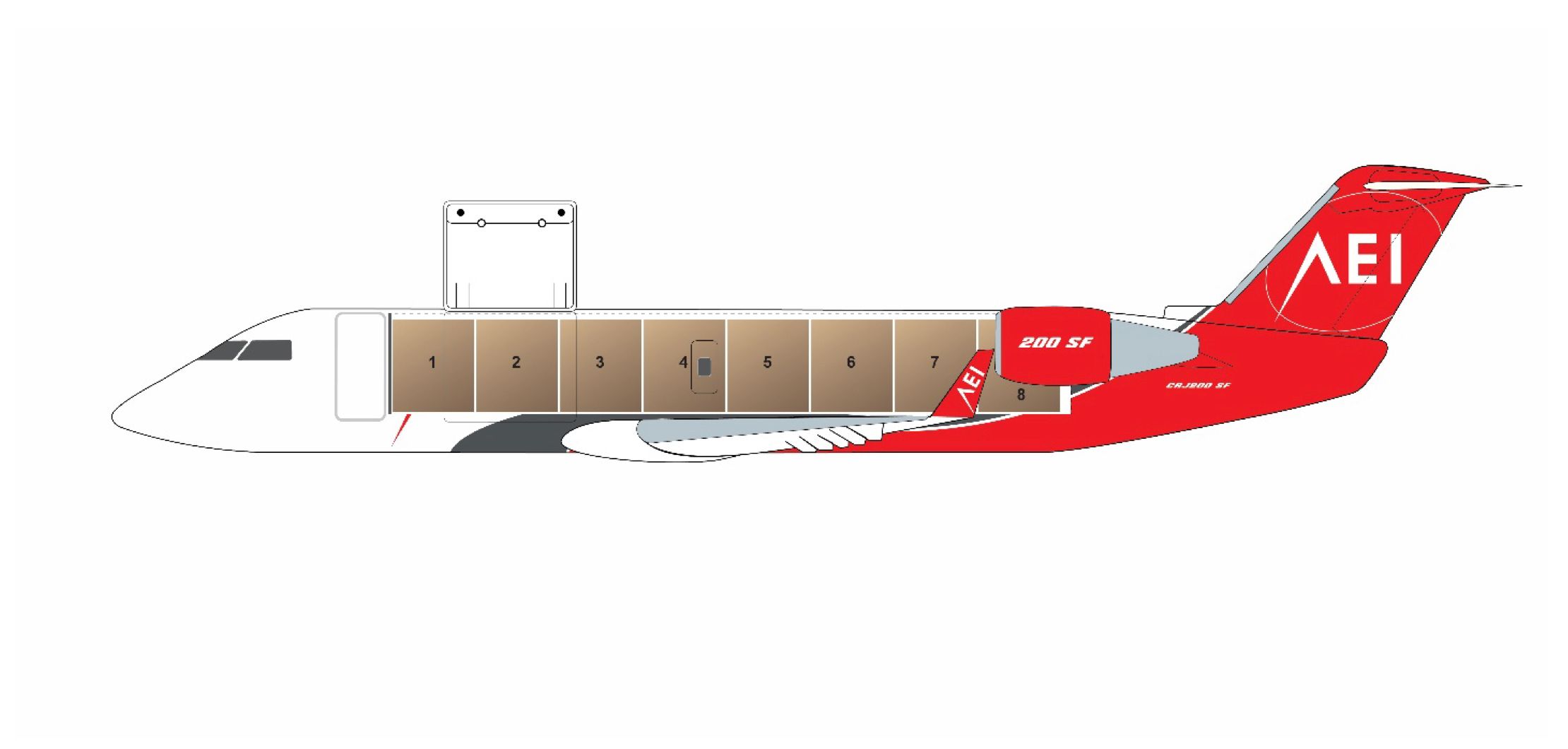 Mexico's Aeronaves TSM Places Order For 6 CRJ200ER Converted Freighters