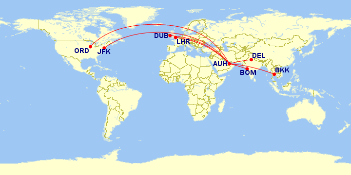 Where Is Etihad Sending Its Airbus A350-1000s This Month?