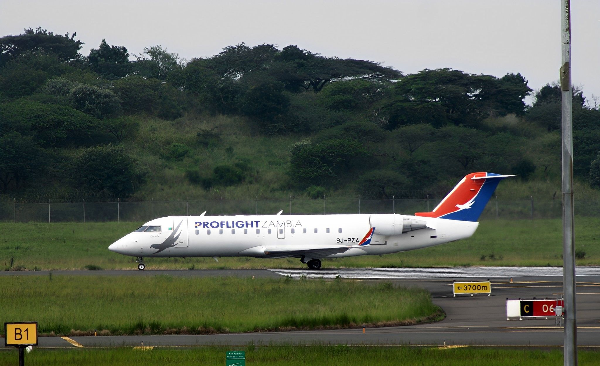 Proflight Connects Zambia’s Lusaka To Cape Town With The Bombardier CRJ