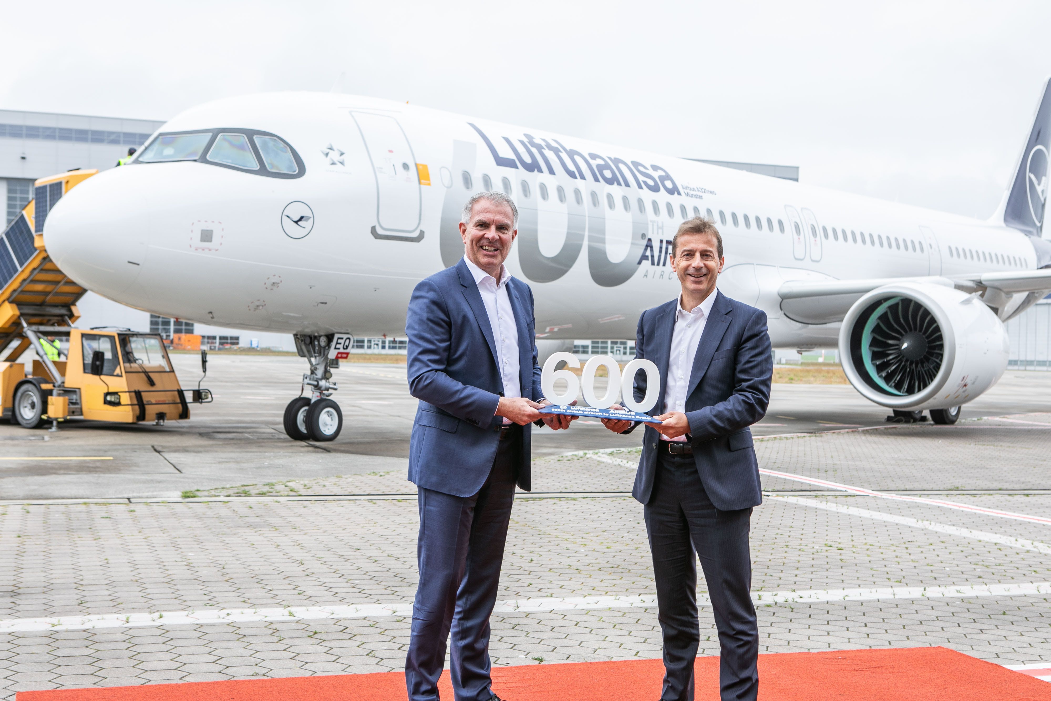 The Lufthansa Group Takes Delivery Of Its 600th Airbus Aircraft