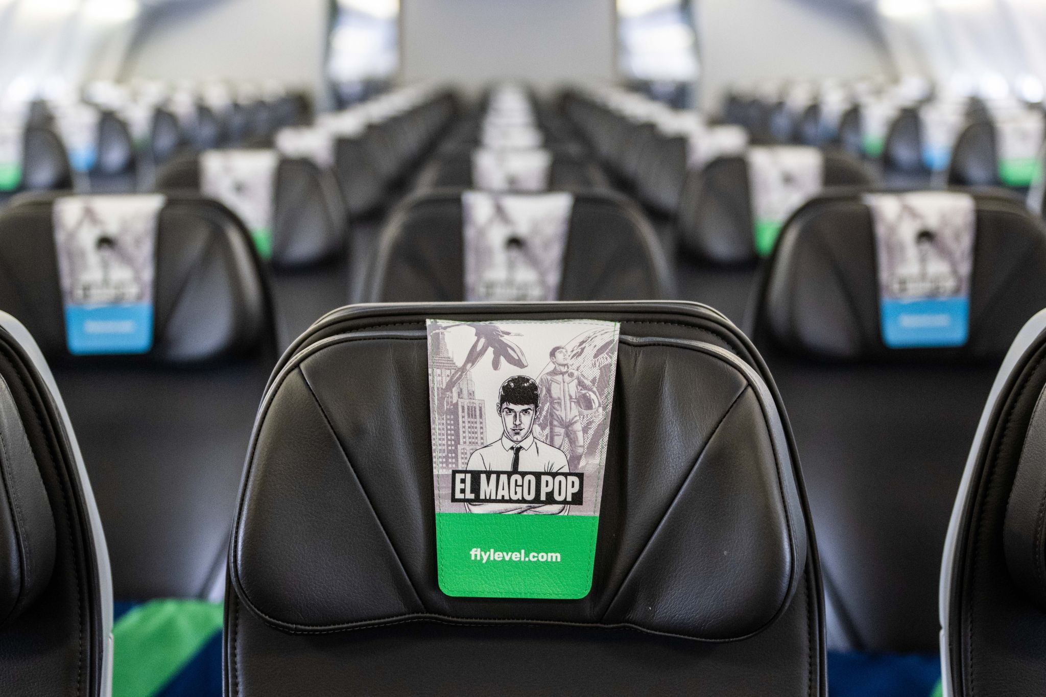 LEVEL Decorates Airbus A330 With Magician's Face To Fly To New York