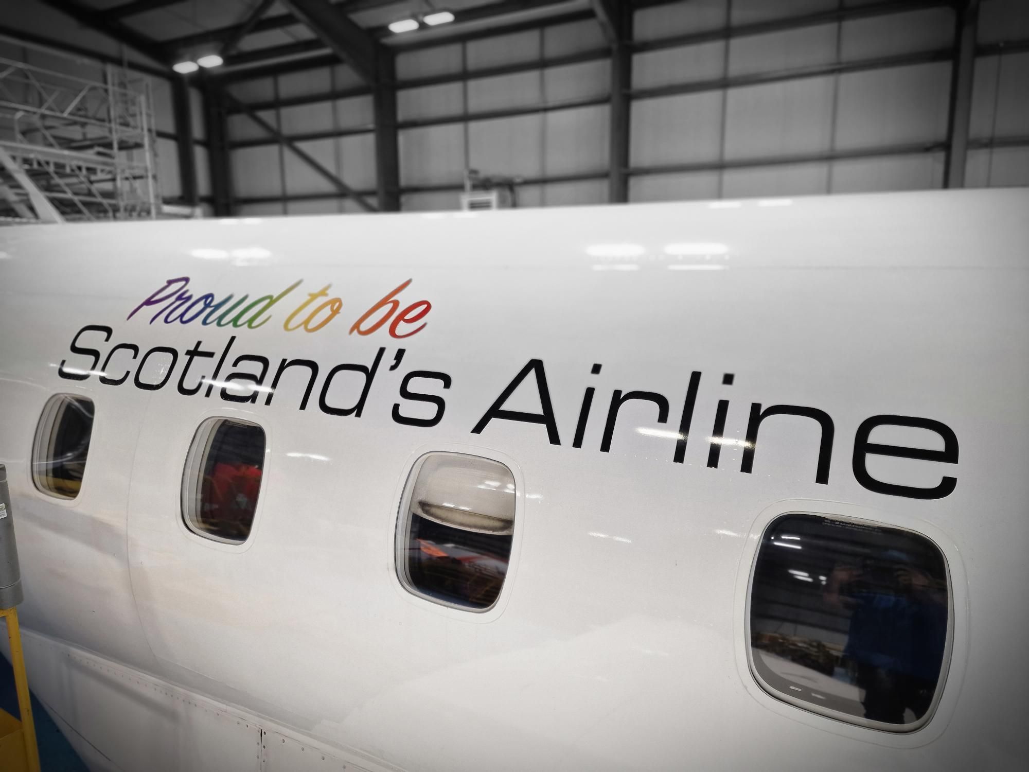 Loganair Reveals A Special Embraer ERJ-145 Livery Celebrating Pride Month
