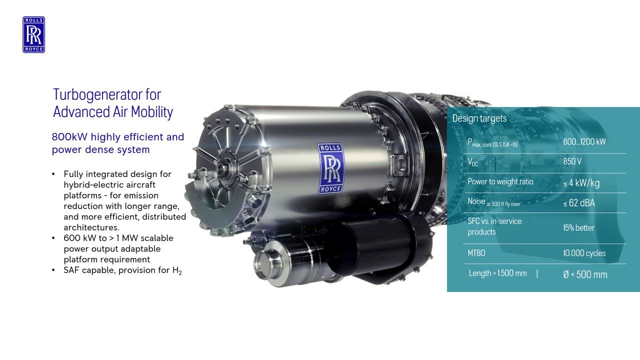 Rolls-Royce Plans Tests On Small Gas Turbine For Hybrid Electric Flight