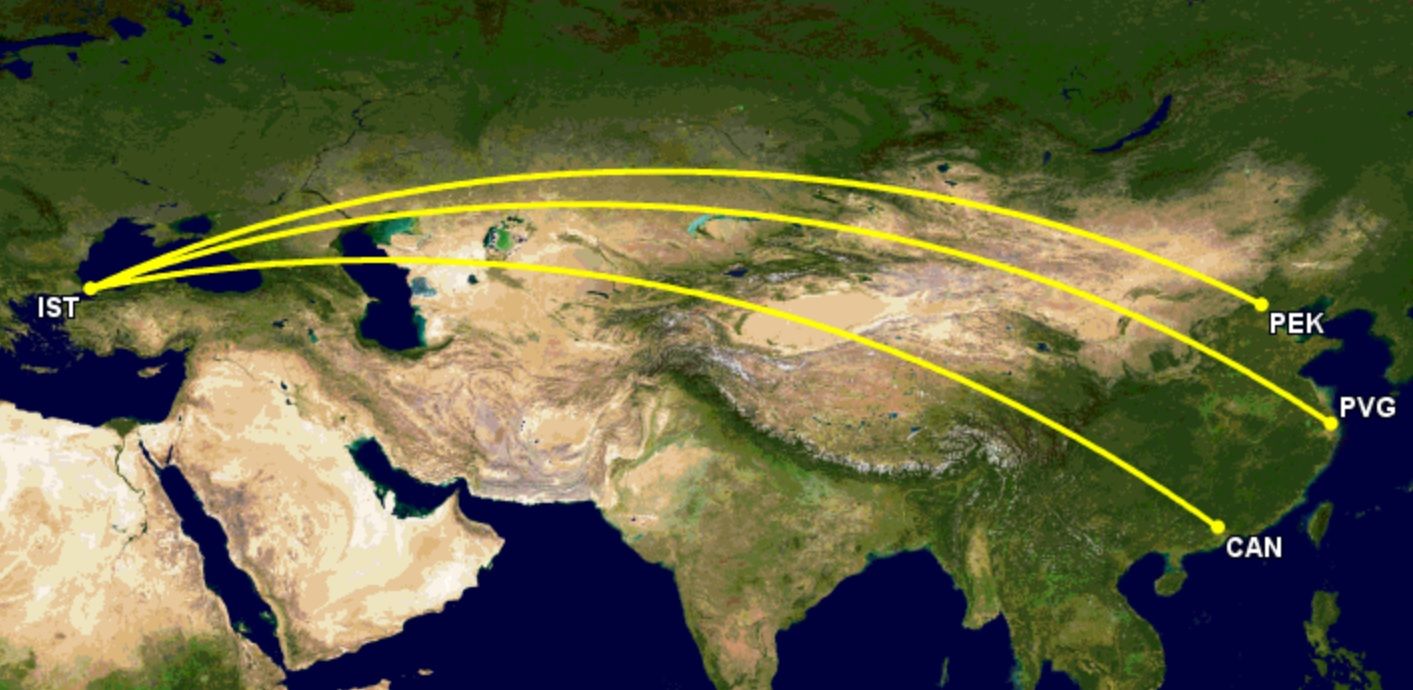 Back Again: Turkish Airlines Has Triple Daily Boeing 777 China Flights ...