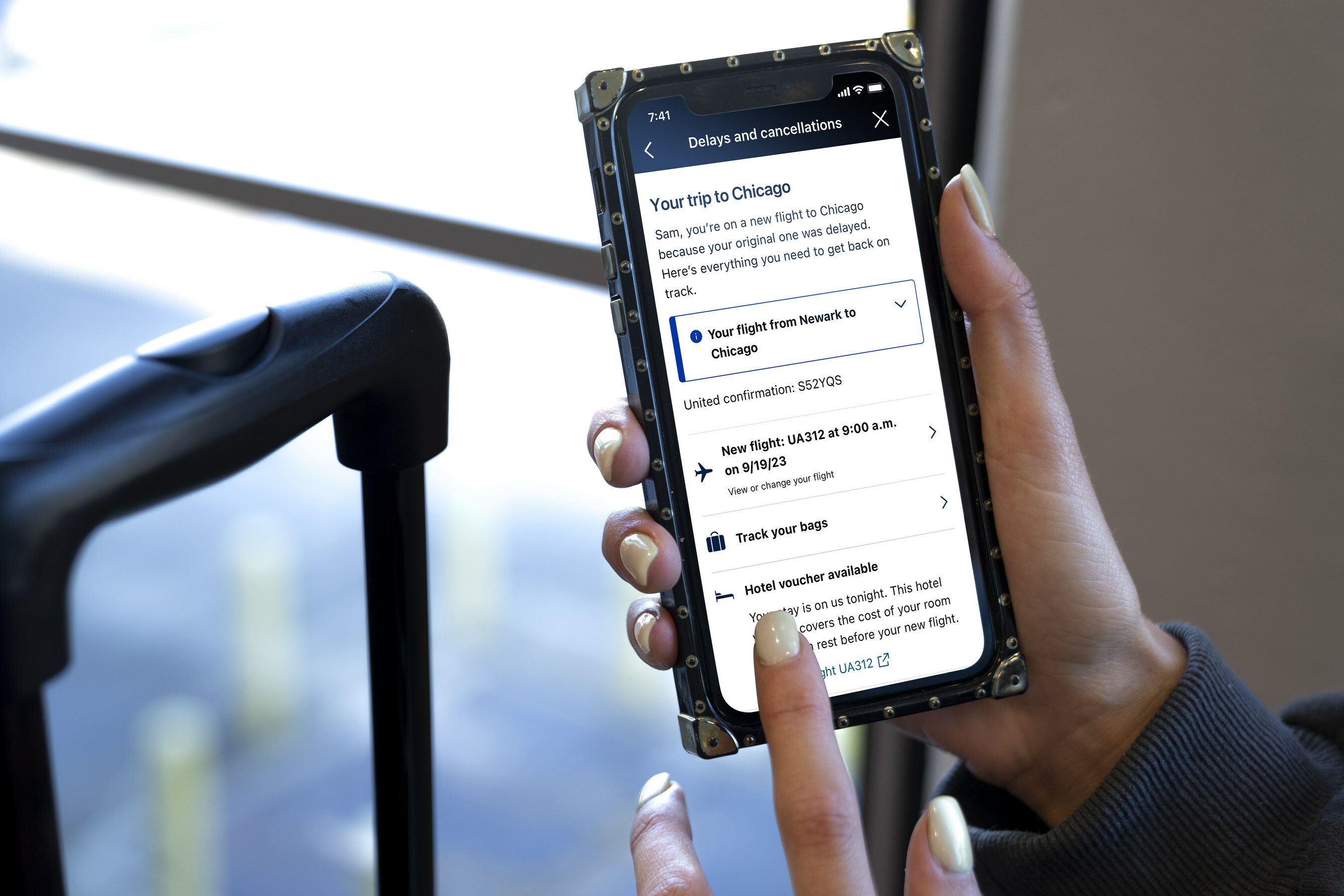 United Airlines Passengers Can Now Re-book Directly Through The App
