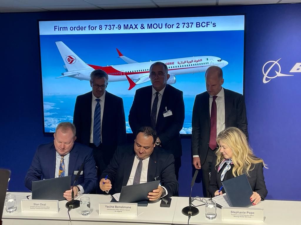 Air Algerie Boosts Boeing Airshow With Order For 737 MAX & BCF