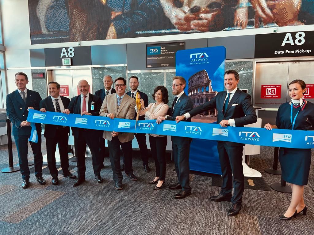 ITA Airways Operates Its Inaugural San Francisco Airbus A350 Flight