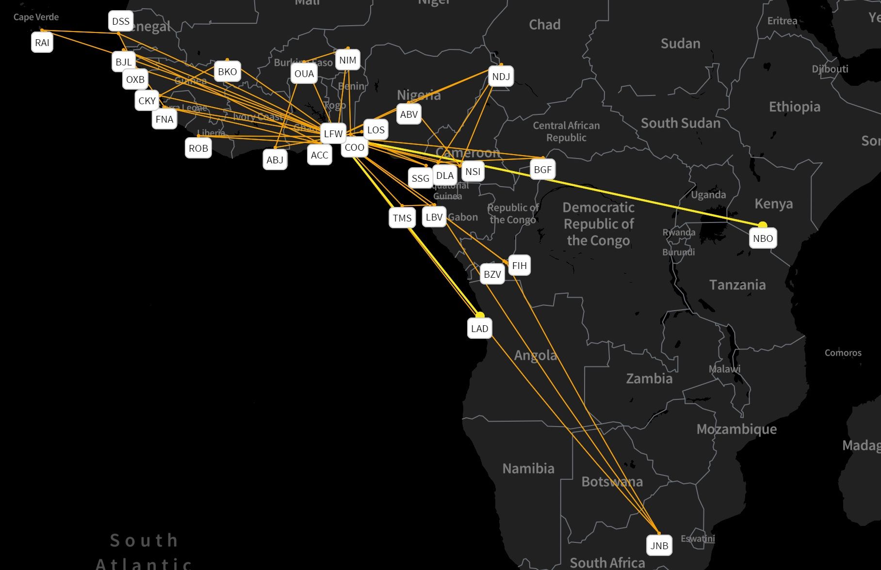 27 Destinations: Togo's ASKY Adds Nairobi Boeing 737 Flights