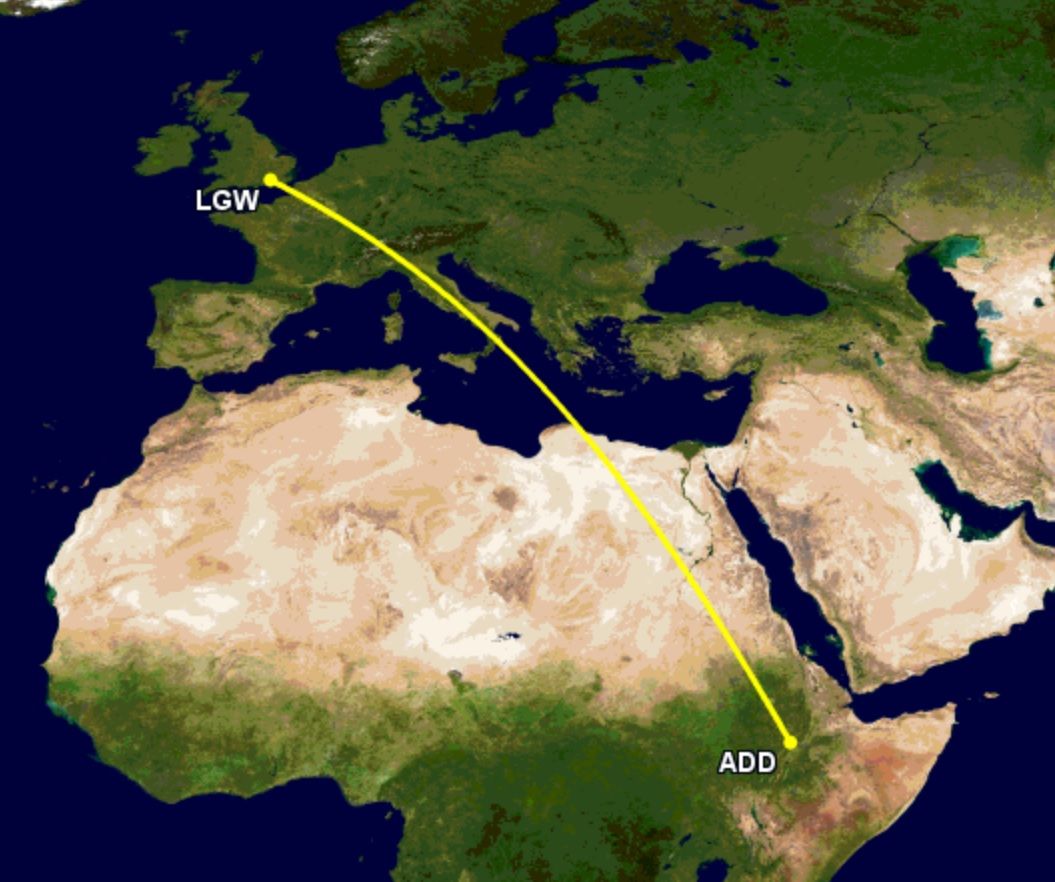 Ethiopian Airlines Adds Airbus A350 Flights To London Gatwick Airport