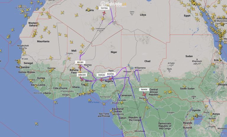 Flights Route Around Niger As Airspace Remains Closed Following A Coup