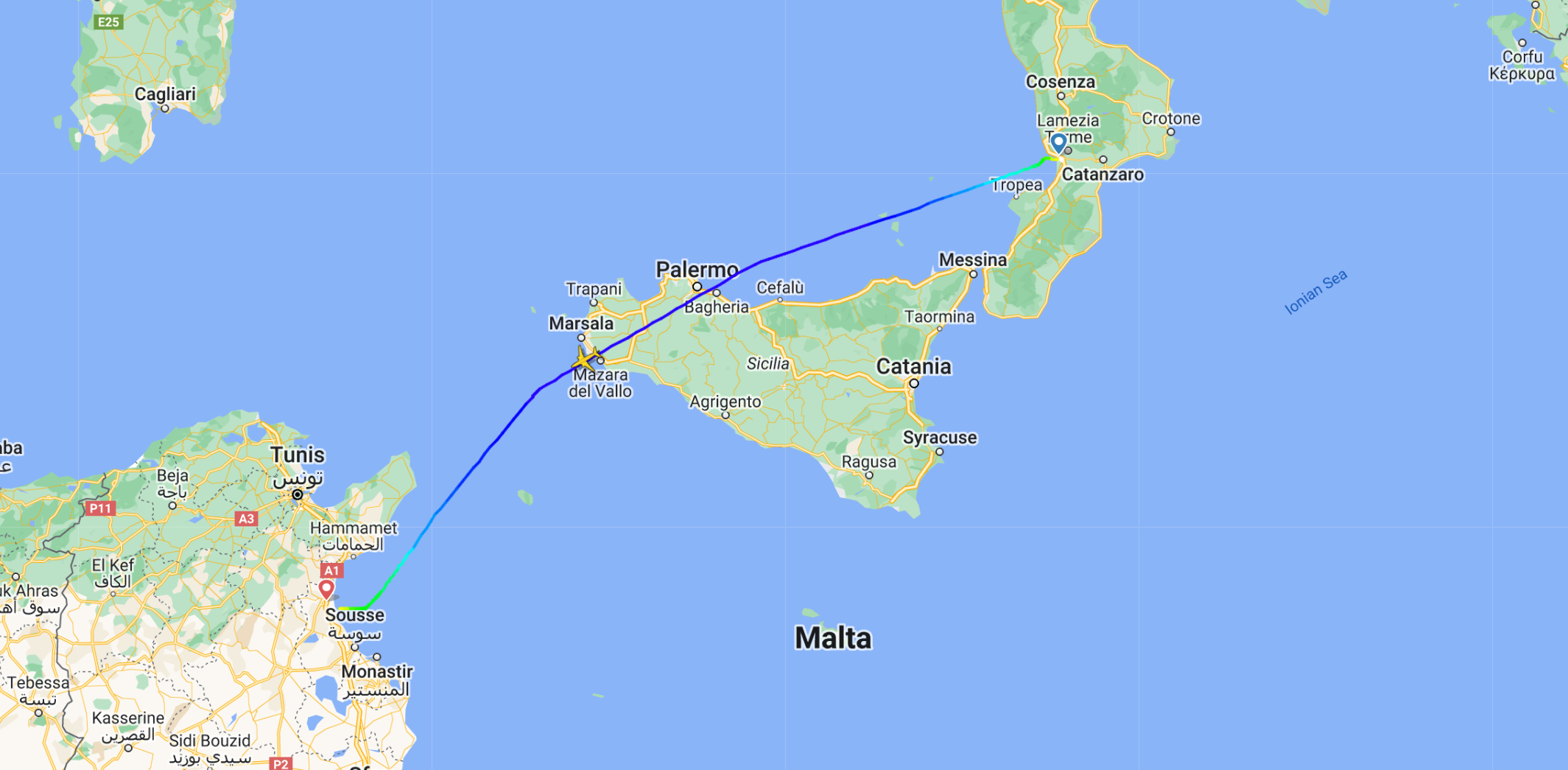 TUI Flight From Italy To London Stops Off In Africa To Make A Delivery