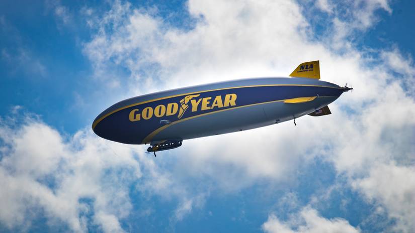 Goodyear Blimps To Perform Big Flyovers Celebrating The Company's 125 ...