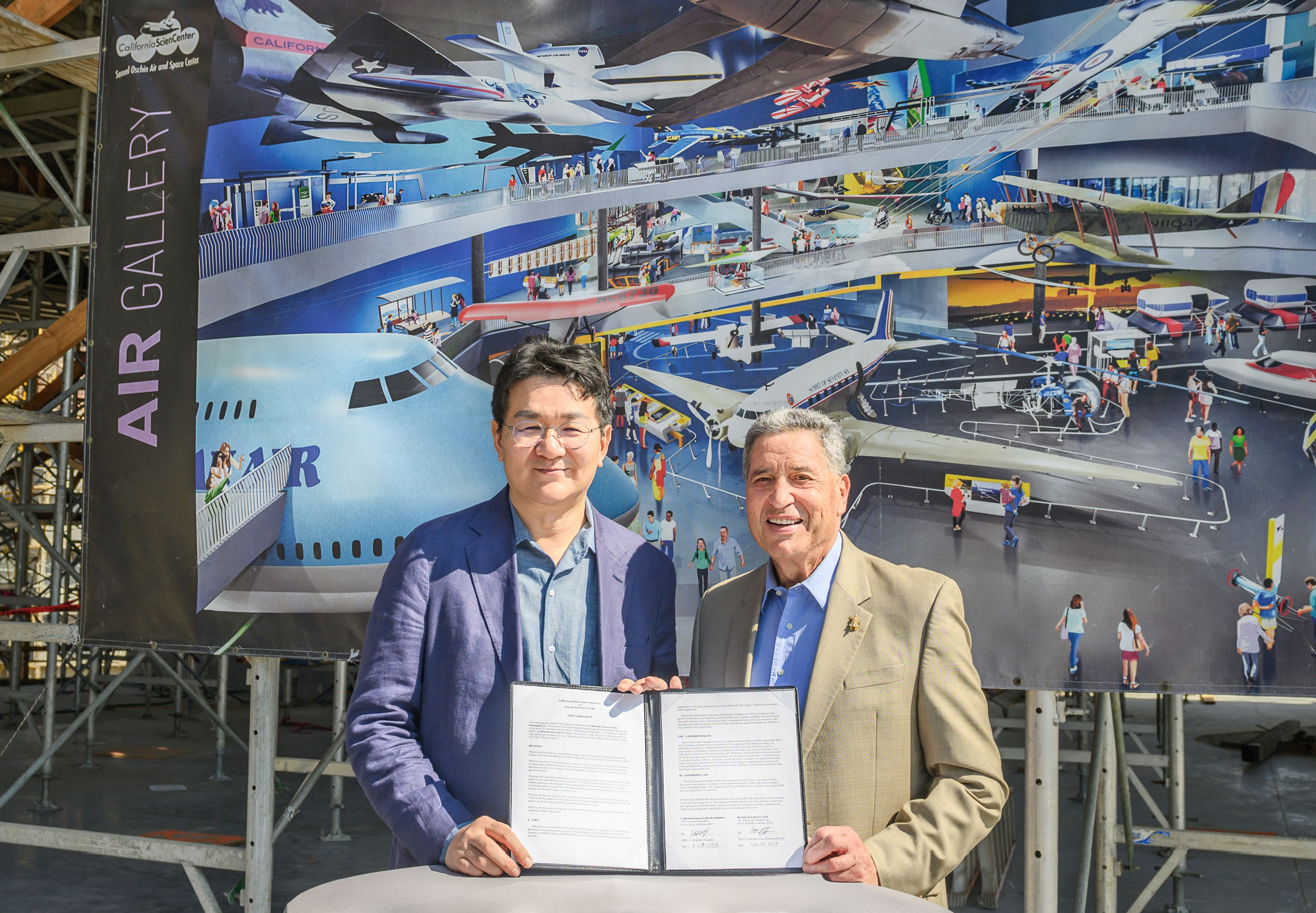 Korean Air Donates A Boeing 747 To The California Science Center Foundation