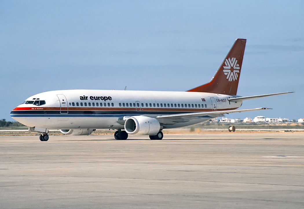 Which Aircraft Types Did The First Pan-European Carrier Air Europe Operate?