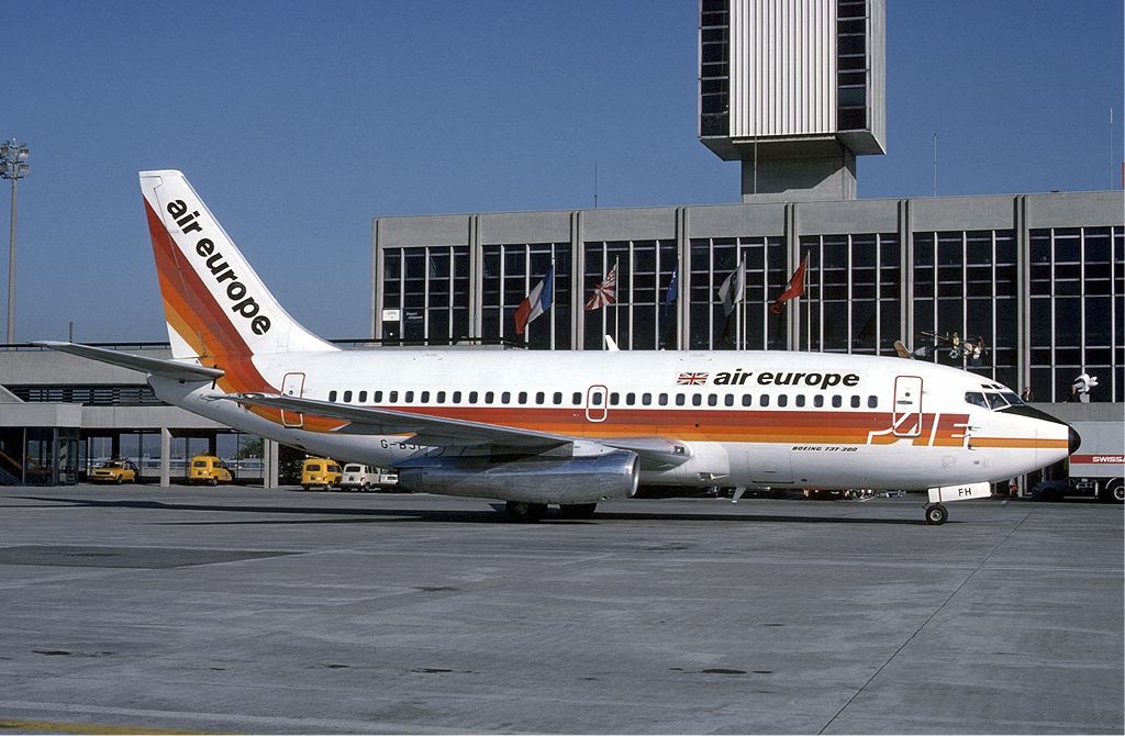 Which Aircraft Types Did The First Pan-European Carrier Air Europe Operate?