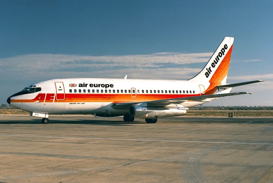 Which Aircraft Types Did The First Pan-European Carrier Air Europe Operate?