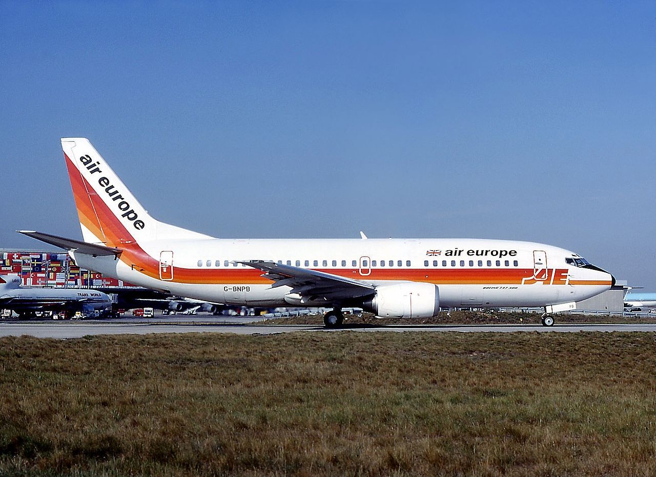 Which Aircraft Types Did The First Pan-European Carrier Air Europe Operate?