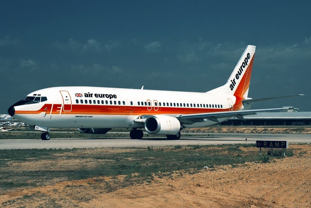 Which Aircraft Types Did The First Pan-European Carrier Air Europe Operate?