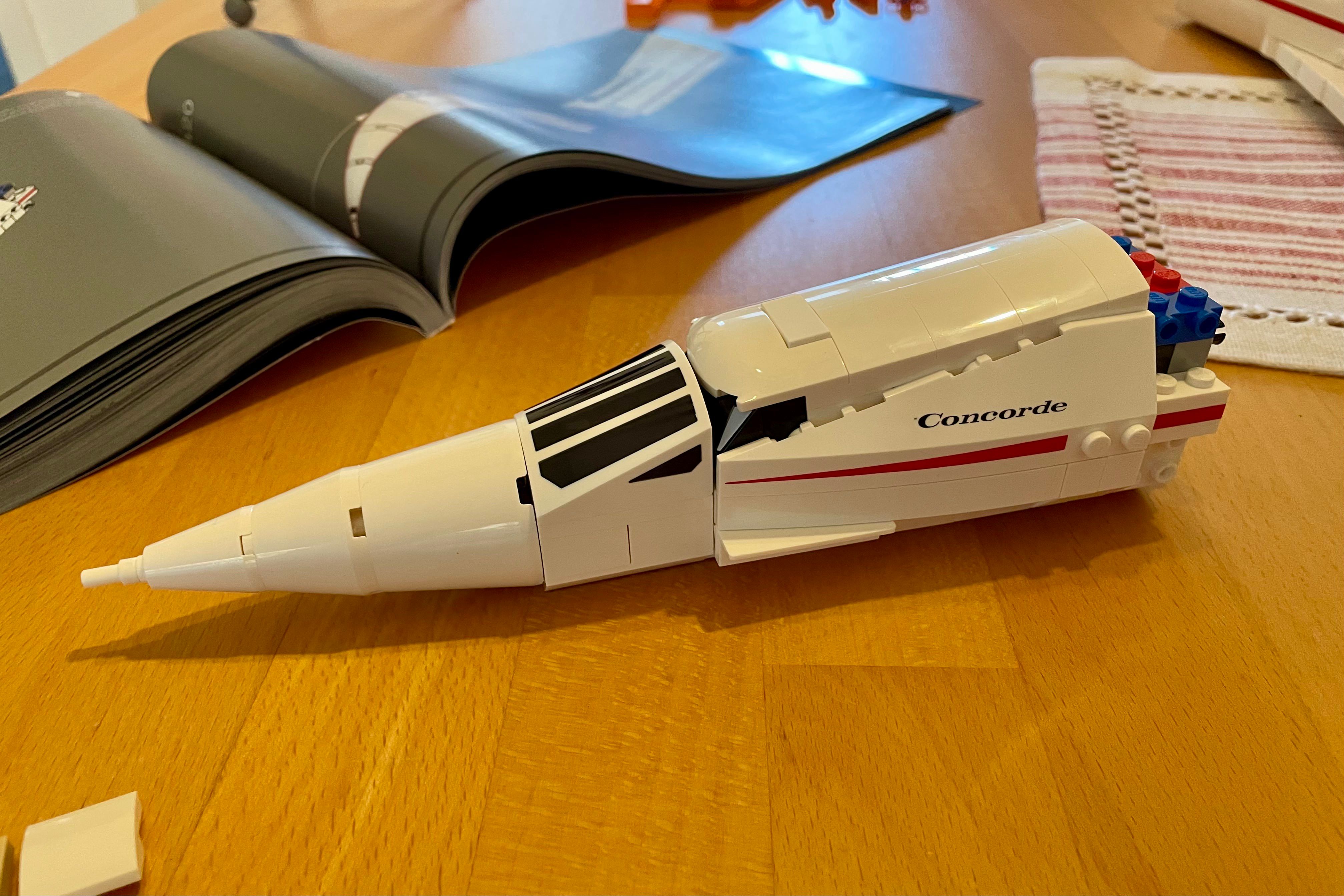 Review: Building LEGO's 2,083 Piece Concorde Model