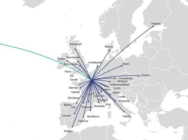 WestJet Adds 31 European Destinations Through Codeshare With Air France