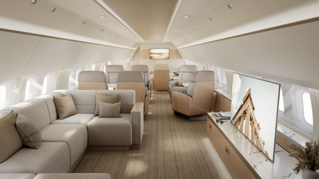 Boeing Reveals New Cabin Selections For BBJ 737-7
