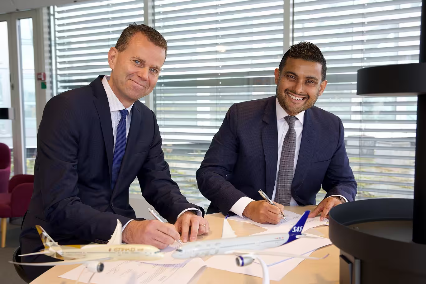 Etihad Airways Signs Codeshare Agreement With SAS