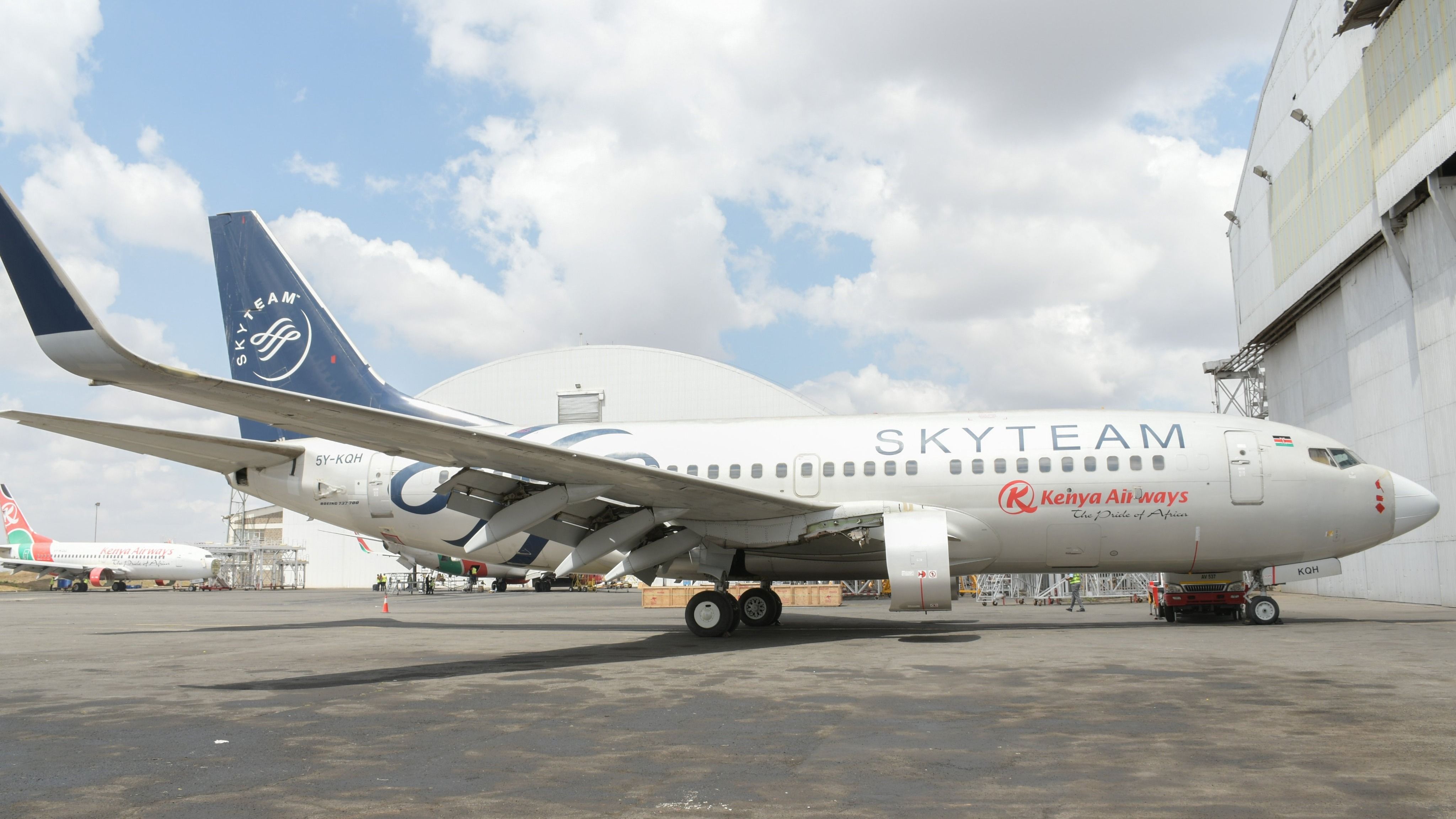 Kenya Airways Donates 20 Year Old SkyTeam Liveried Boeing 737 To Local ...