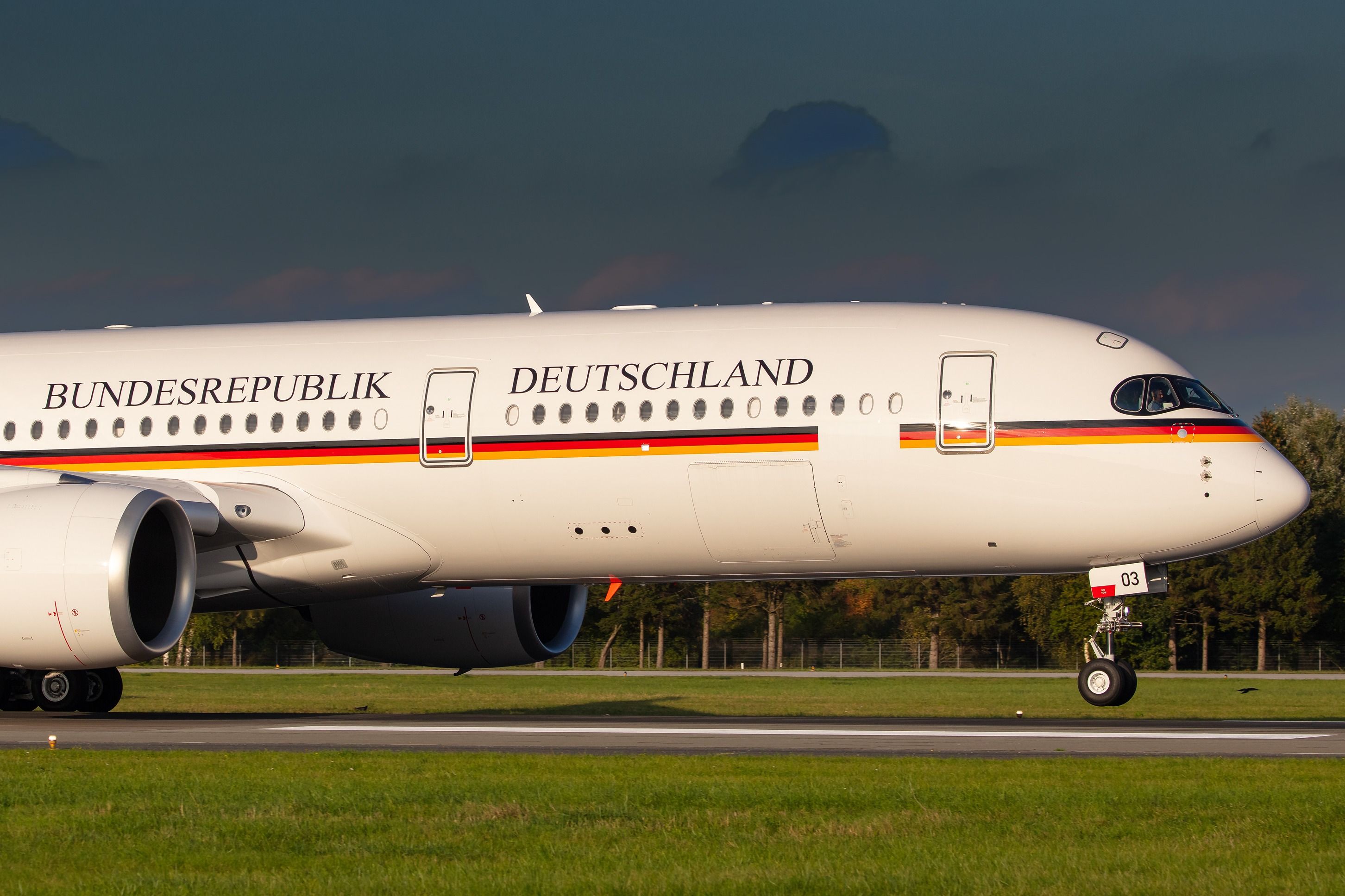 German Chancellor Scholz Evacuated From VIP Airbus A350 In Israel